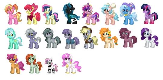 My Little Pony Friendship Is Magic Characters Names